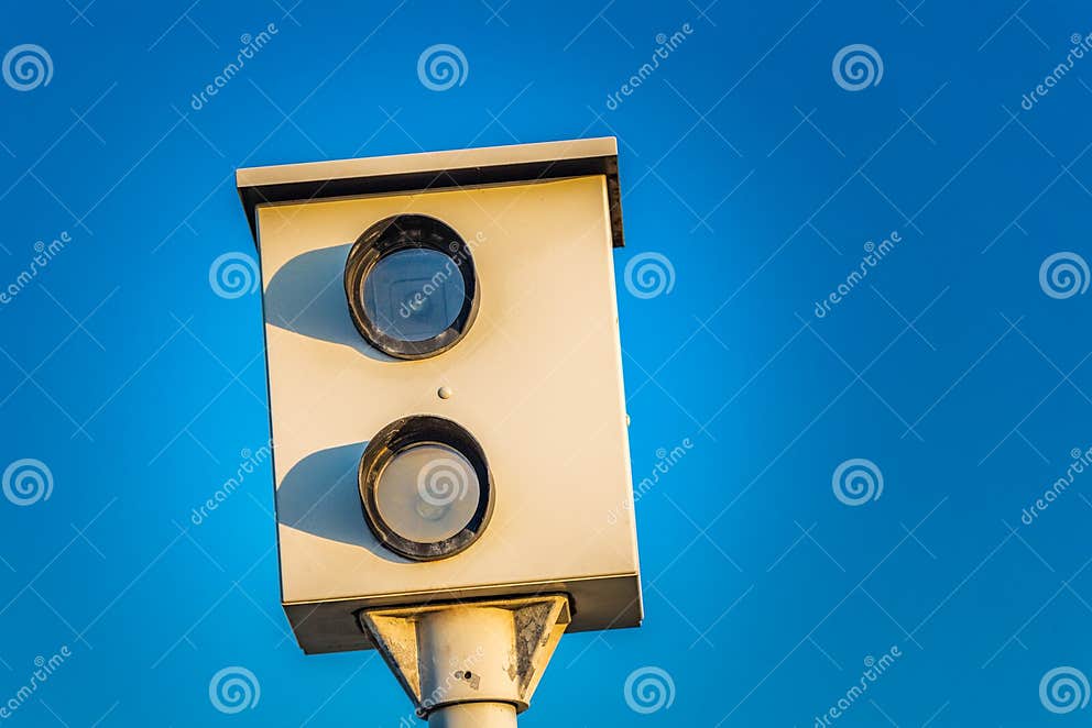 Speed trap camera stock photo. Image of penalty, transport - 84884968