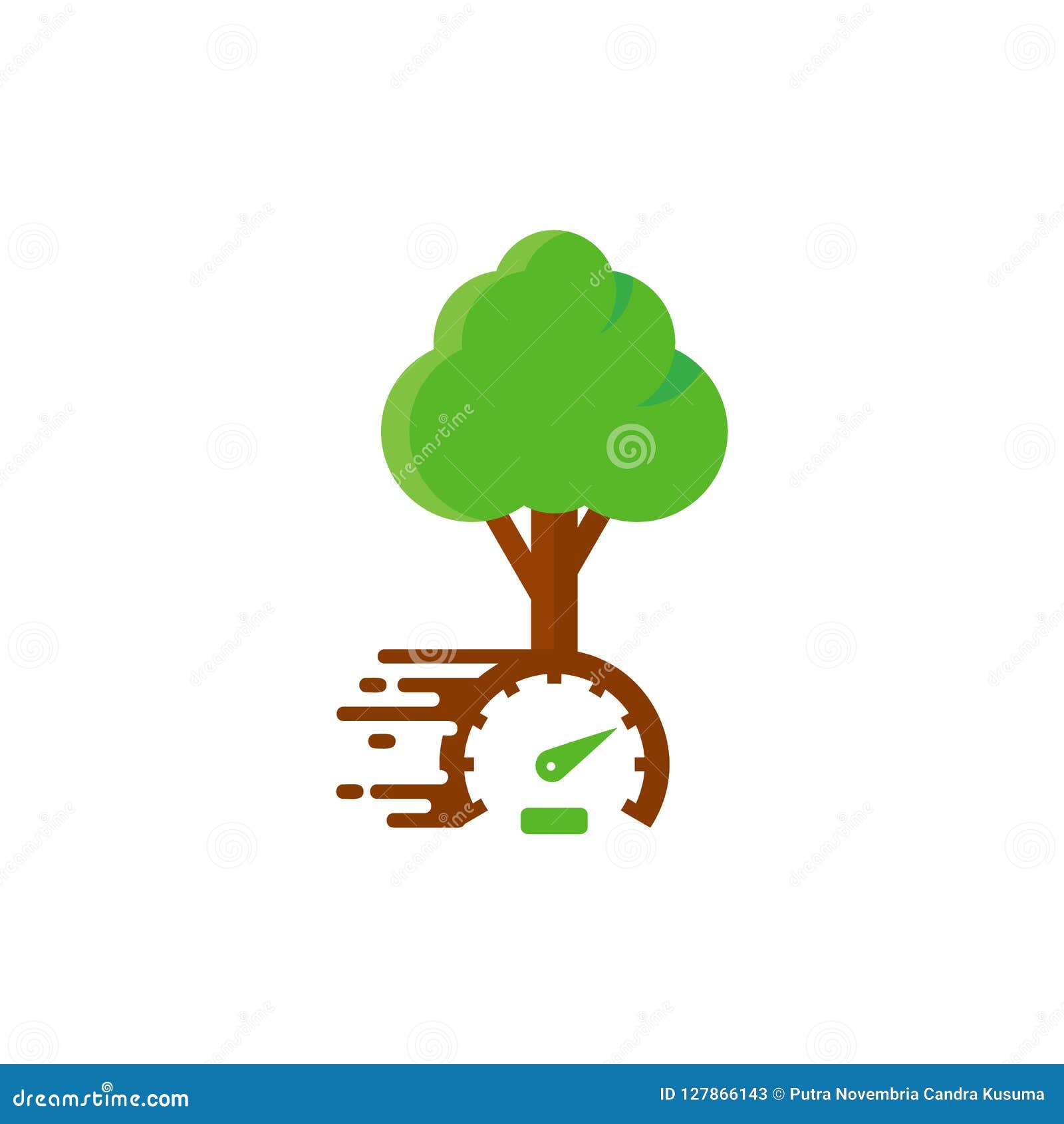 Speed Tree Logo Icon Design Stock Vector - Illustration of identity ...