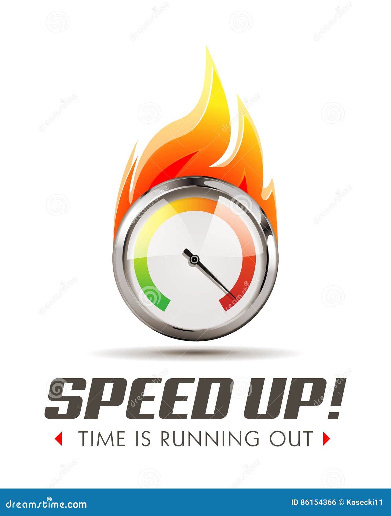 Speed Up - Business Acceleration Concept Stock Vector - Illustration of ...