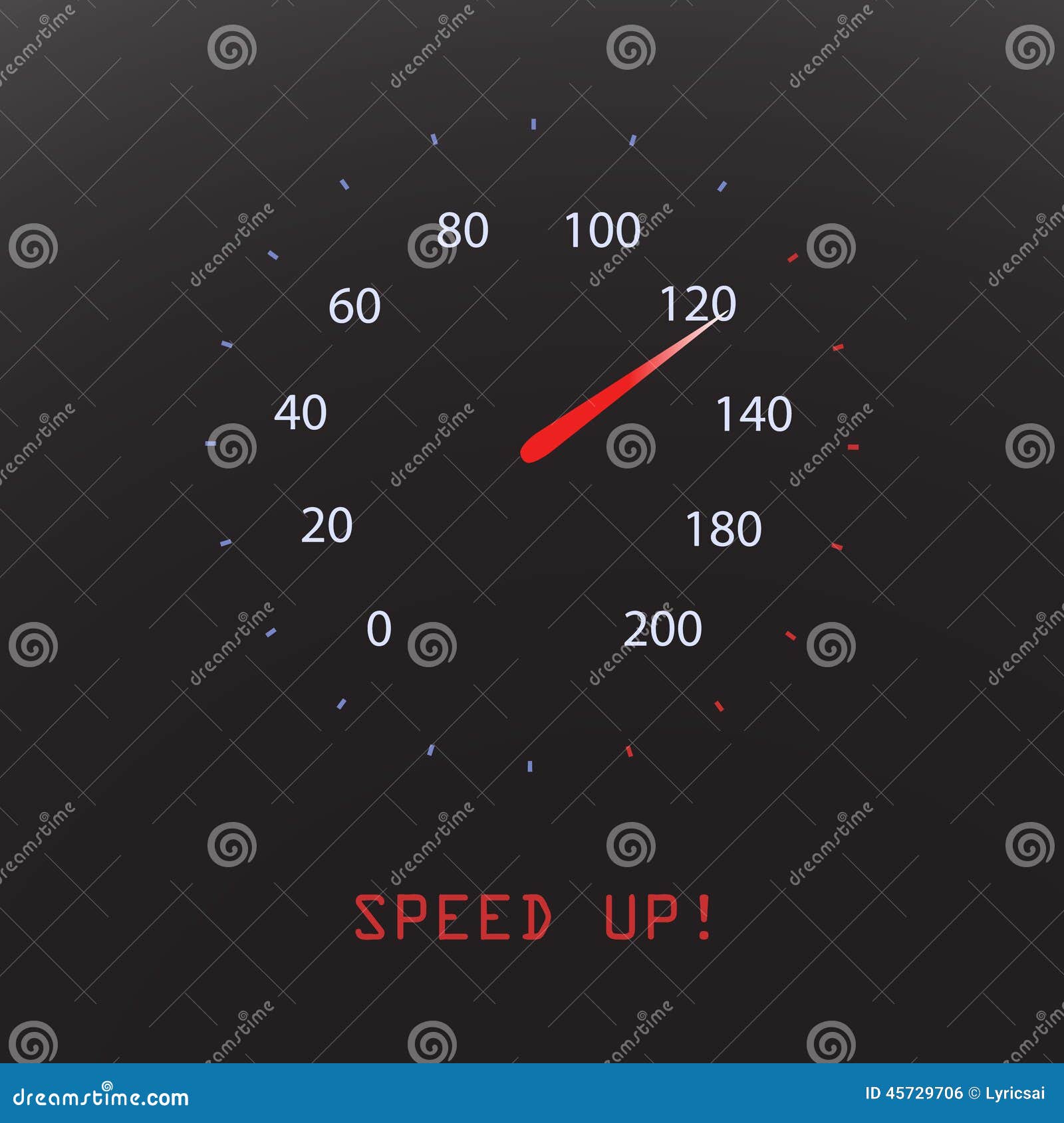 Speed up stock vector. Illustration of scale, cars, arrow - 45729706