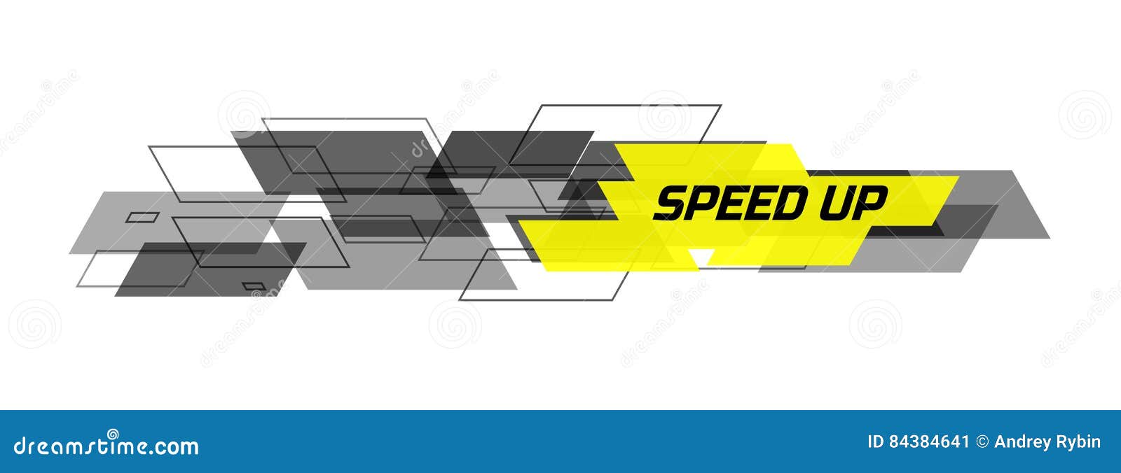 Speed up design concept stock vector. Illustration of motion - 84384641