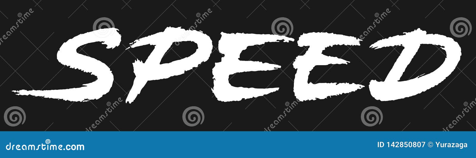 Speed vector lettering stock vector. Illustration of inscription ...