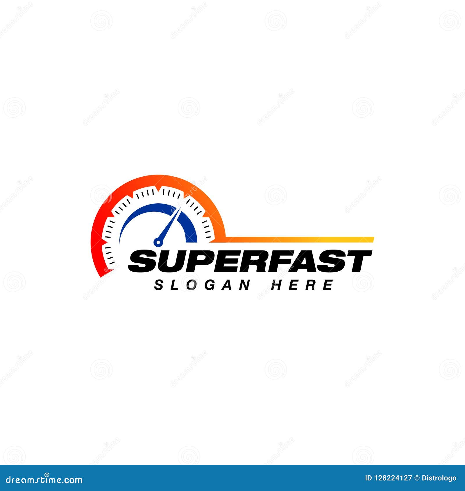 Speed Vector Logo Design. Speedometer Icon Symbol Design Template Stock ...