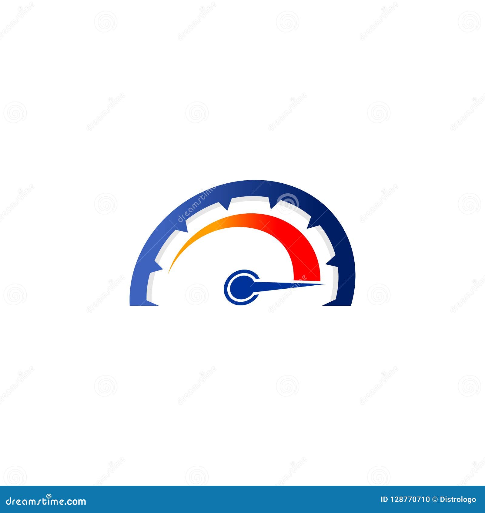 Speed Vector Logo Design. Speedometer Icon Symbol Design Template Stock ...