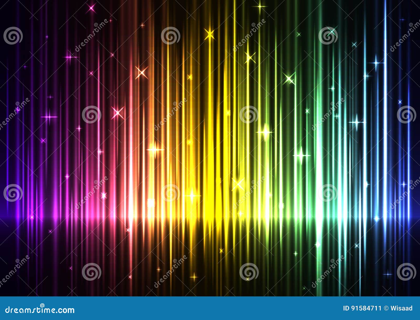 Speed Wave Rainbow Abstract Background Stock Vector - Illustration of ...