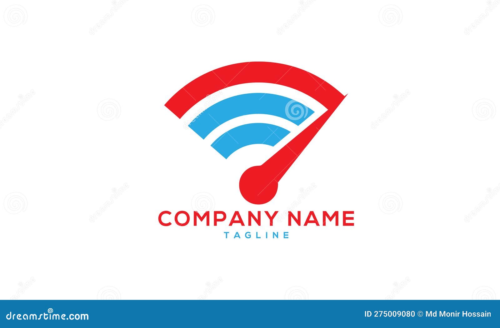 Speed WiFi logo design stock vector. Illustration of banner - 275009080