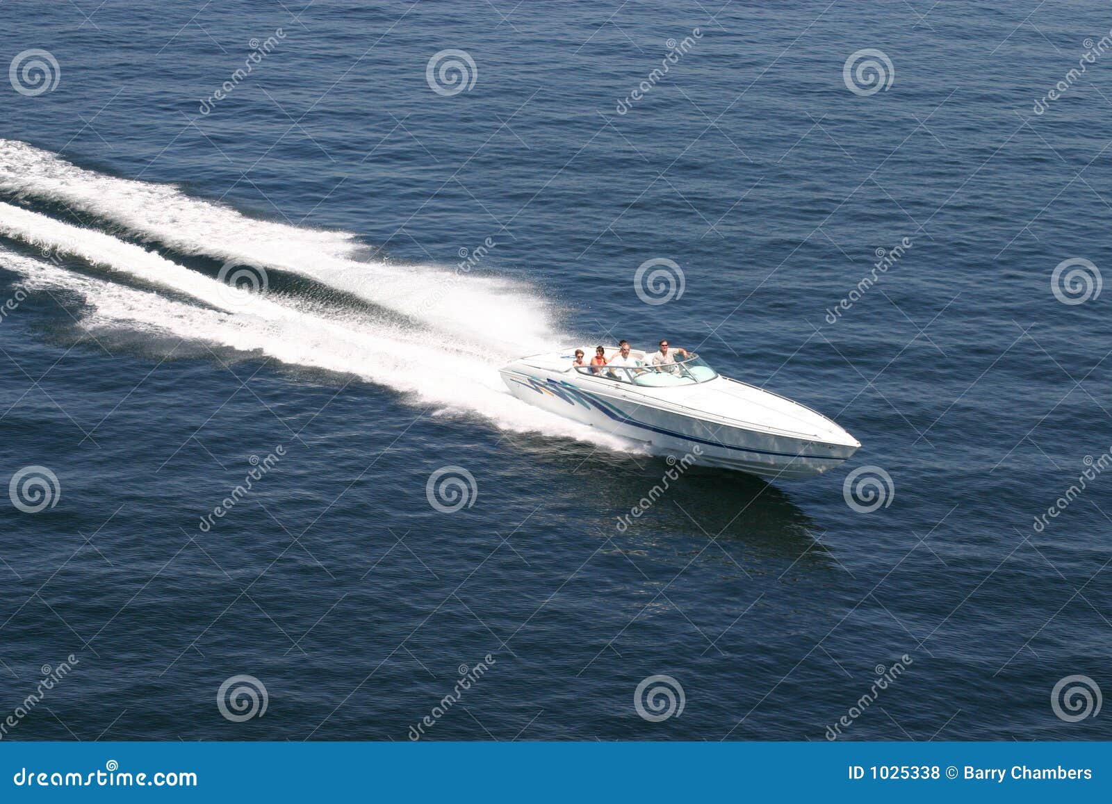 Speedboat stock photo. Image of crusier, wake, splash - 1025338