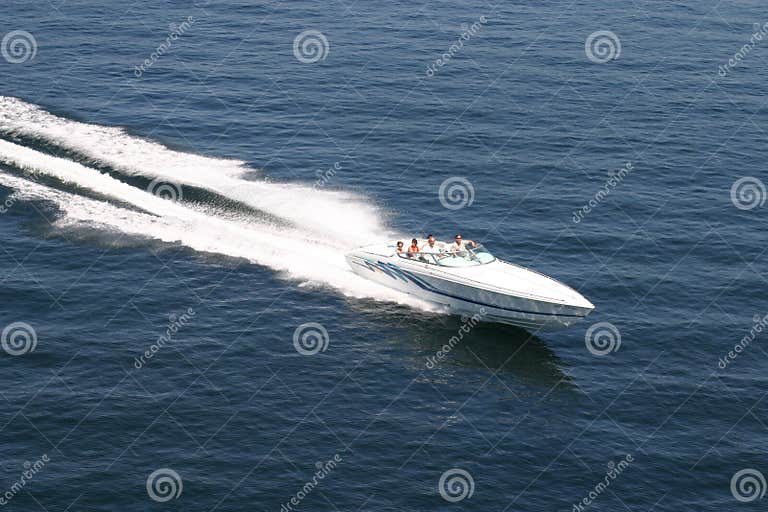 Speedboat stock photo. Image of crusier, wake, splash - 1025338