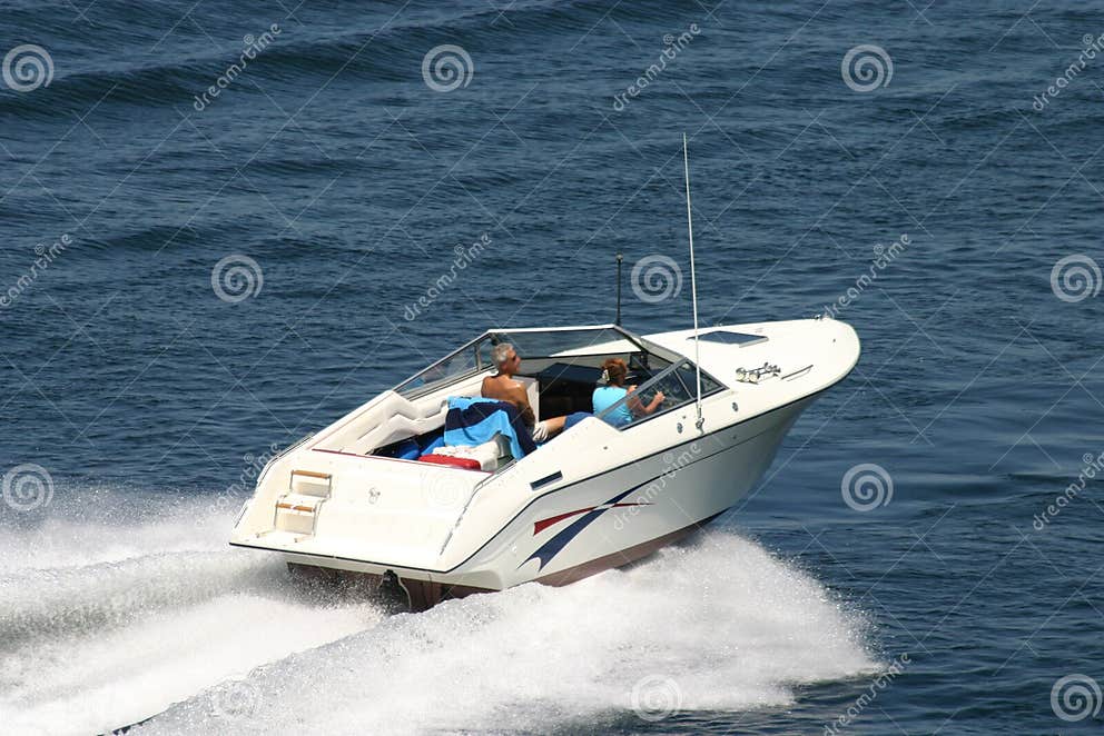 Speedboat stock photo. Image of recreation, wave, river - 1227390