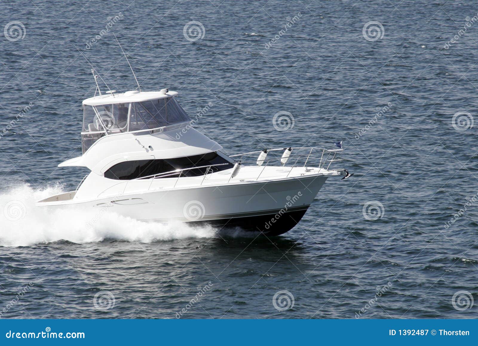 Speedboat stock image. Image of blue, speedboat, style - 1392487