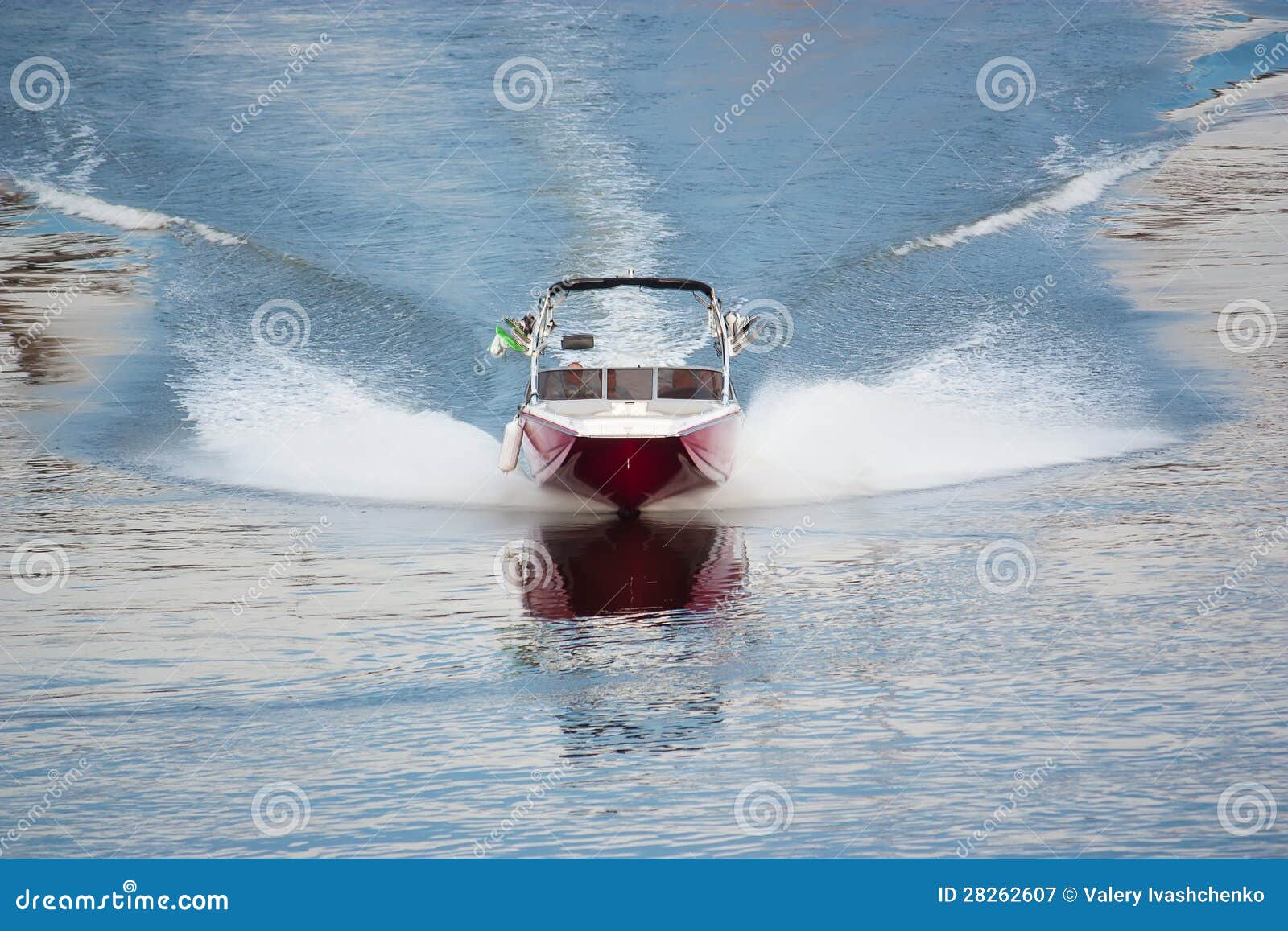 Speedboat stock image. Image of boat, water, speedboat - 28262607