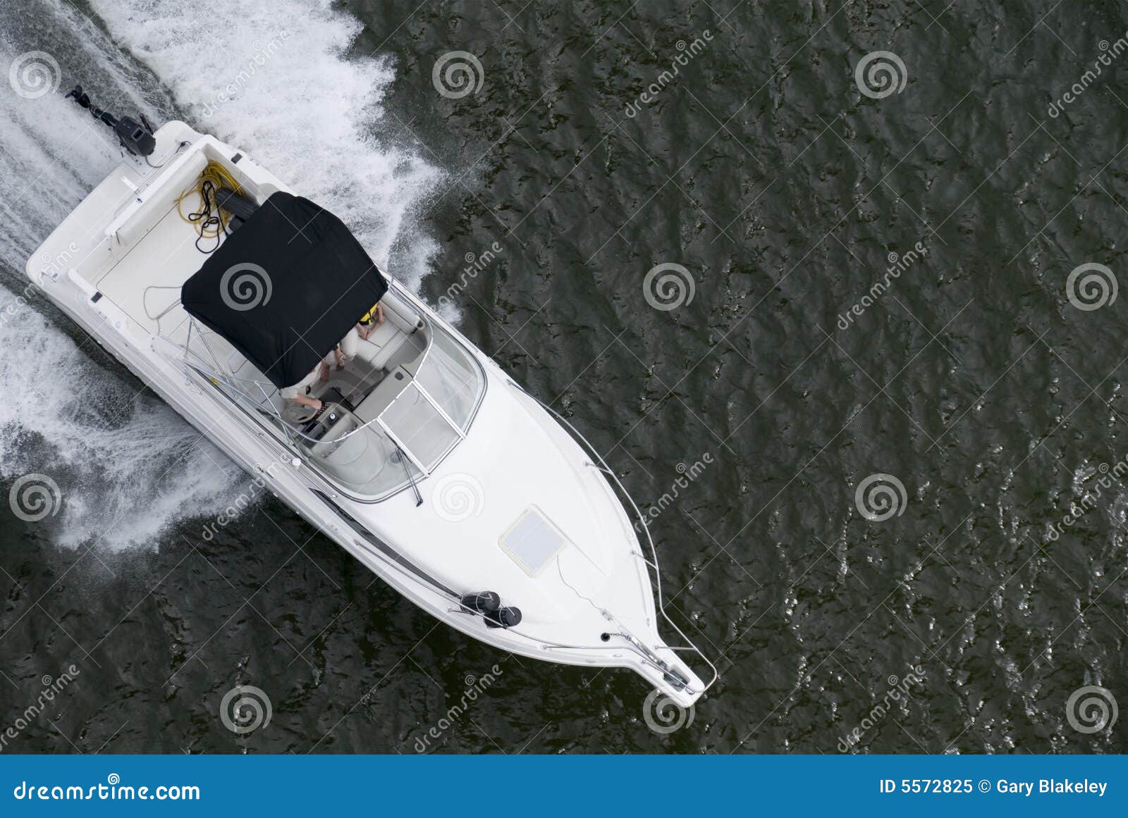 Speedboat stock image. Image of cabin, energy, rail, motor - 5572825