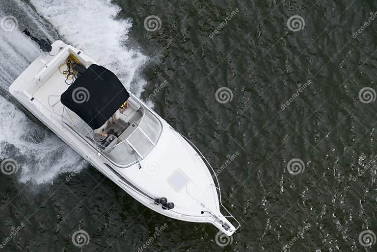 Speedboat stock image. Image of cabin, energy, rail, motor - 5572825