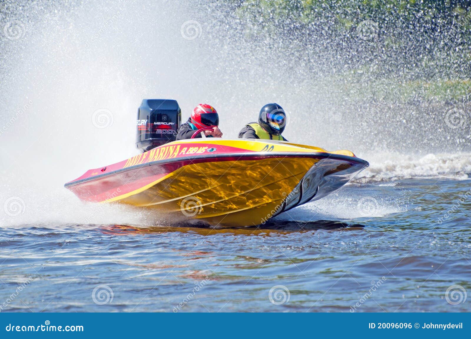 Speedboat in Action editorial photo. Image of jumping - 20096096