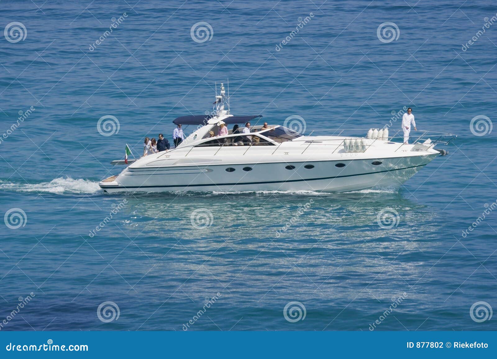 Speedboat in action stock photo. Image of saint, friends - 877802