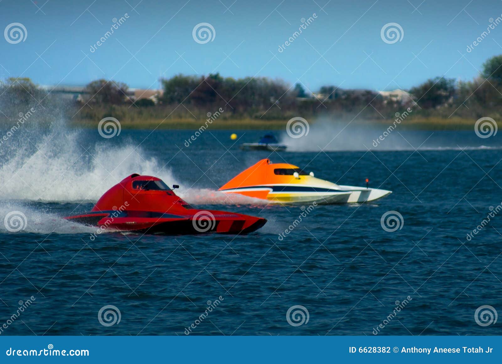 Speedboat Race stock photo. Image of pass, hydeofest, action - 6628382
