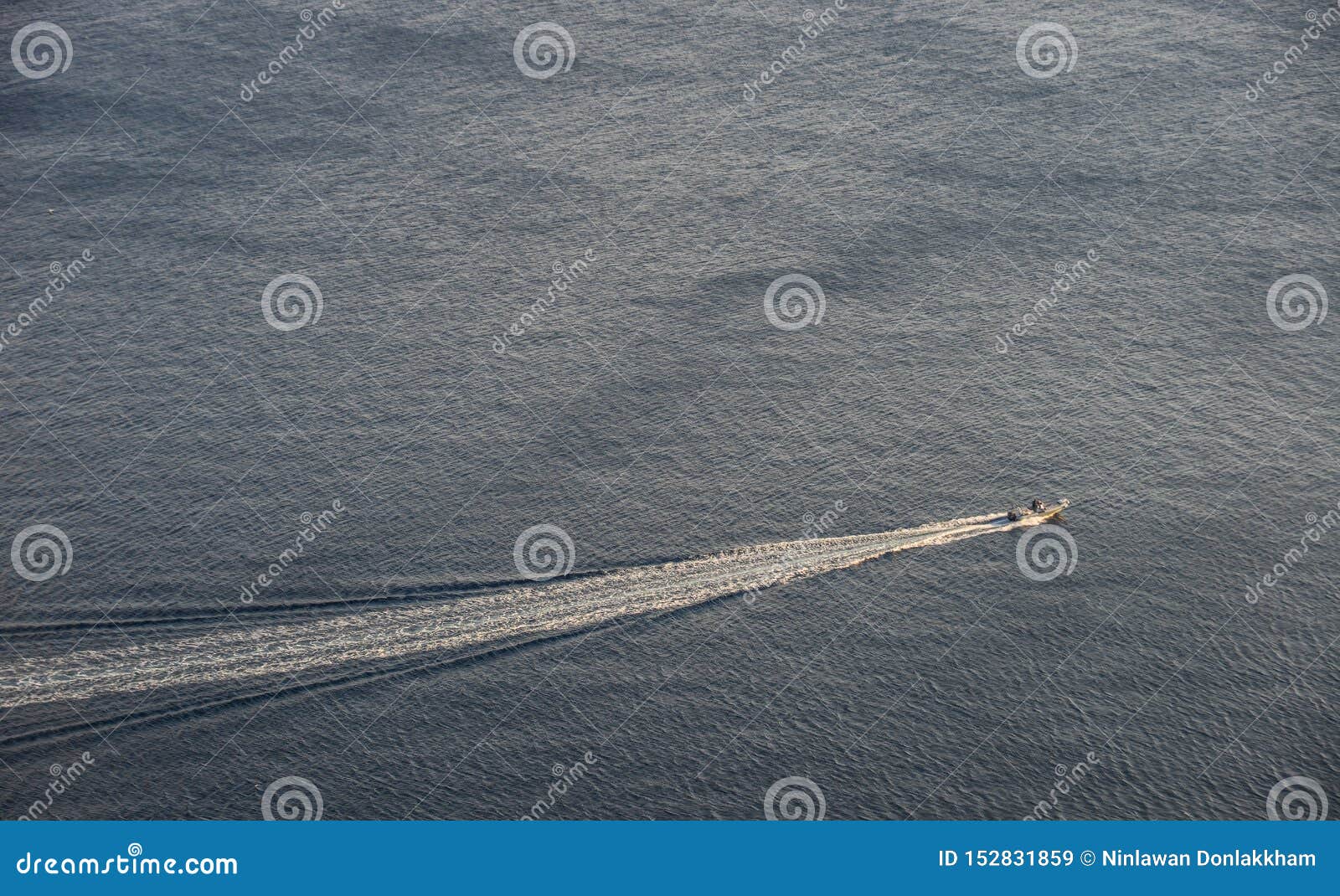 A Speedboat Running on Blue Sea Stock Image - Image of radio, pilot ...