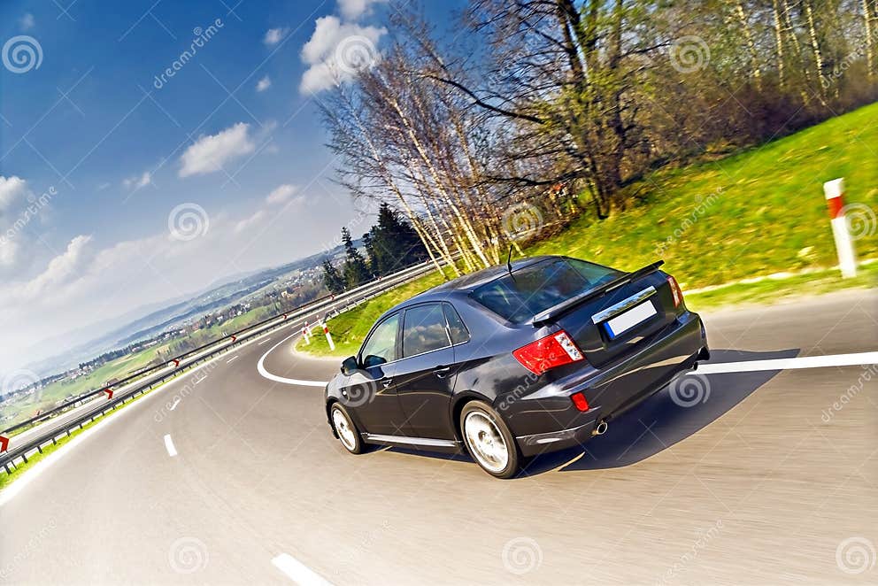 Speeding... stock photo. Image of summer, rural, cruising - 13179068