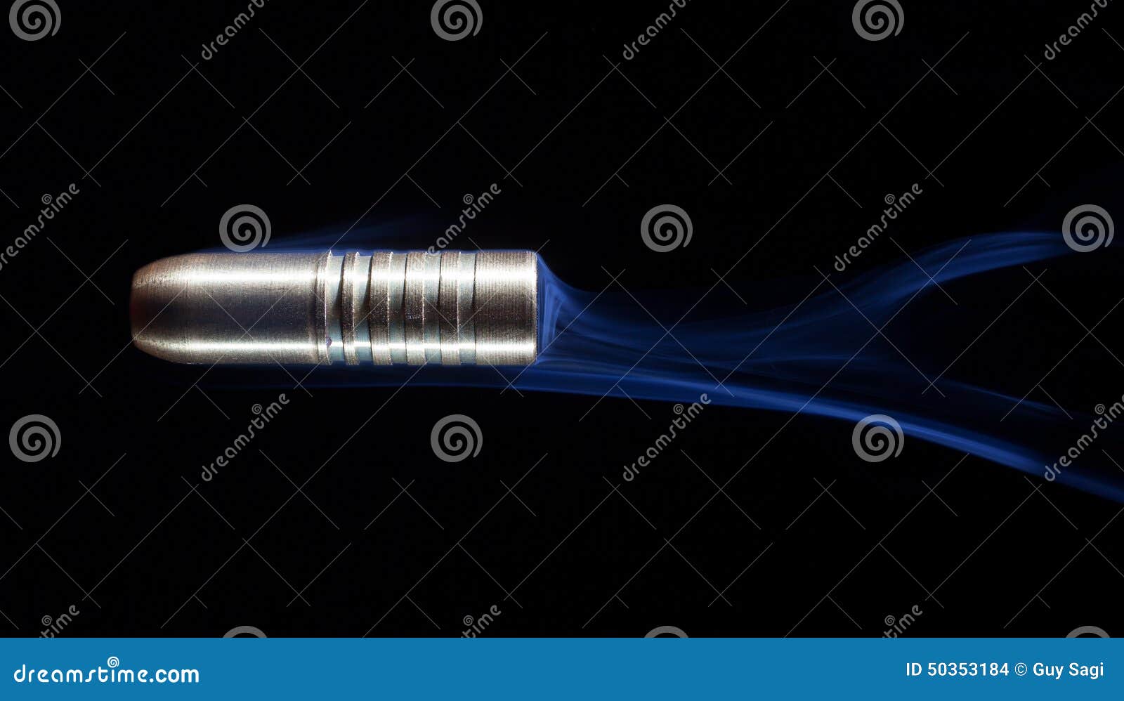 Speeding bullet stock photo. Image of ammo, white, projectile - 50353184