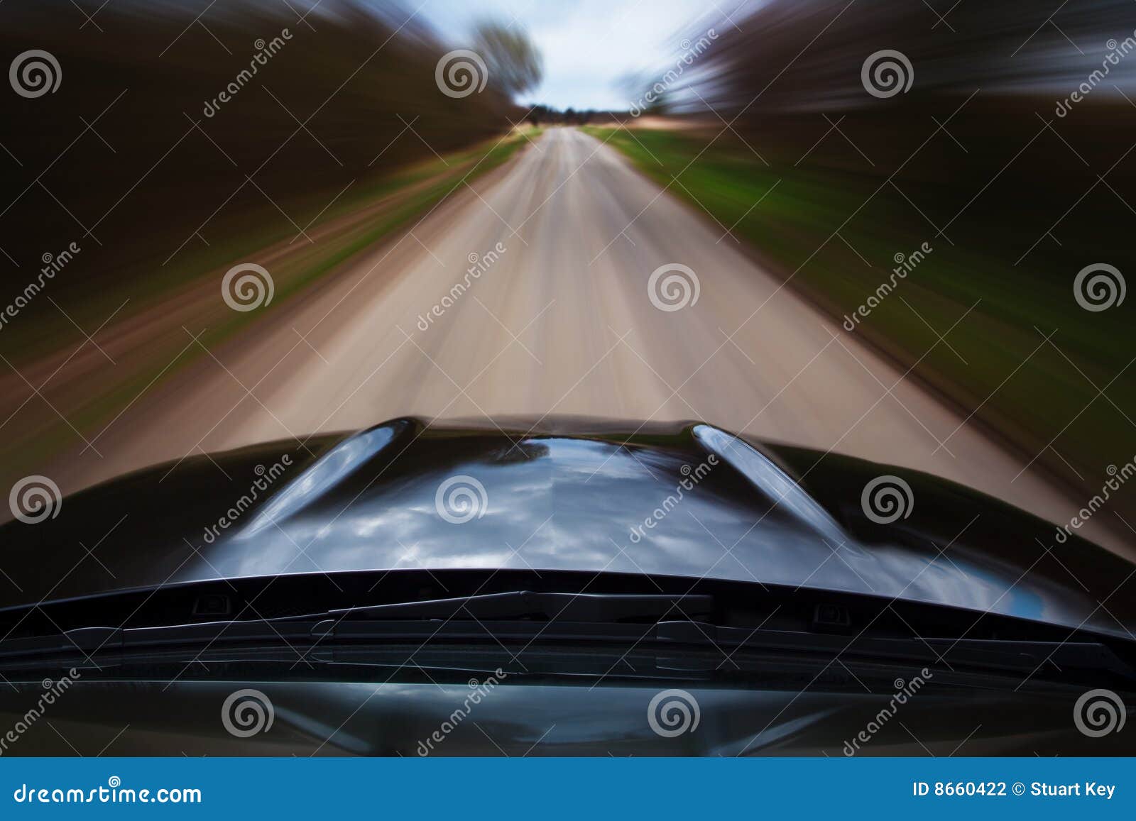 Speeding car stock photo. Image of german, alloy, blurred - 8660422