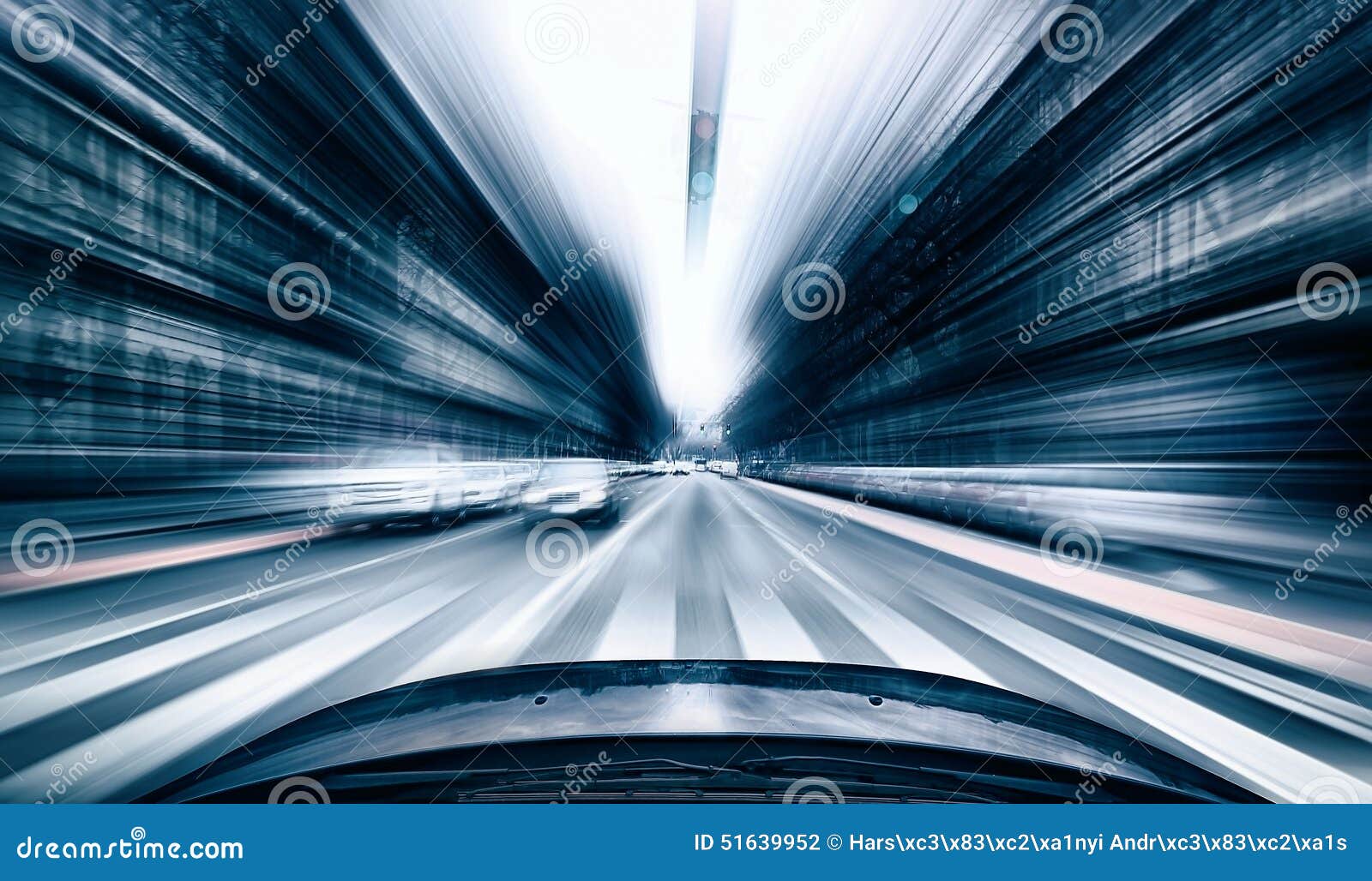 Speeding car stock photo. Image of mirror, traffic, curb - 51639952