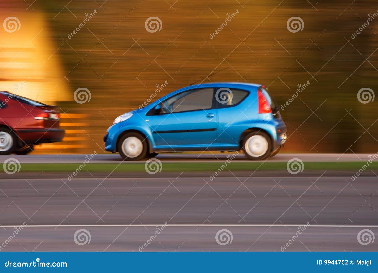 Speeding cars stock photo. Image of vehicle, speeding - 9944752