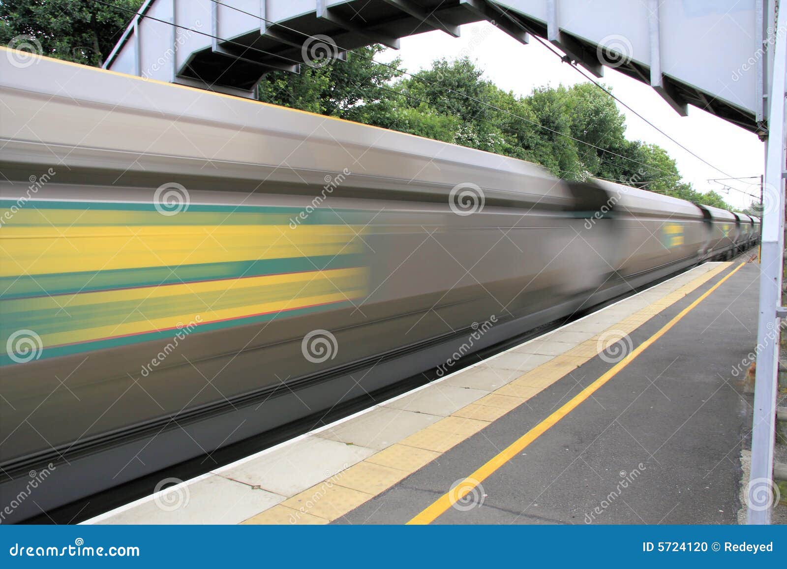 Freight Train Speeding