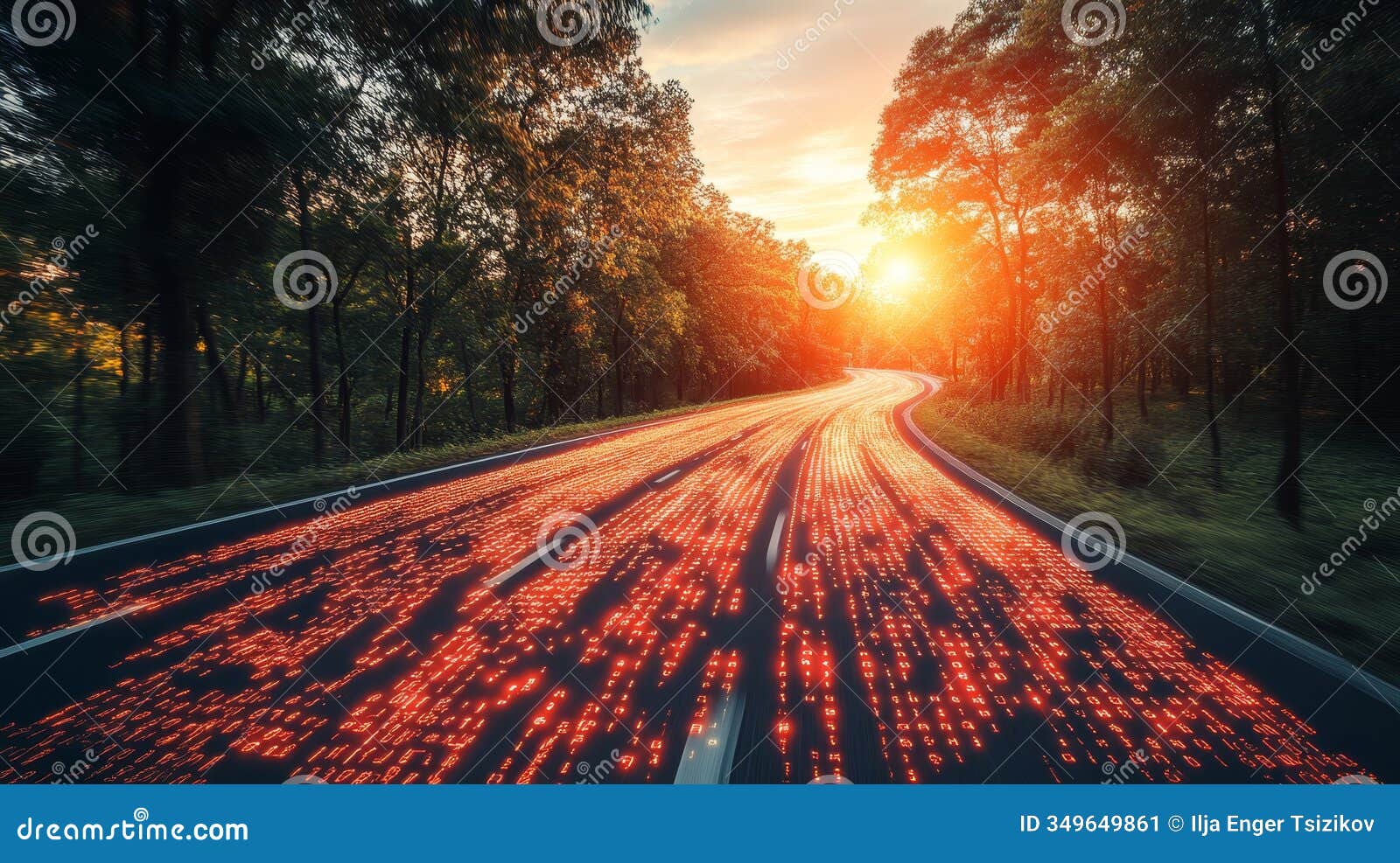 Agile Car Speeding On Race Track, Dynamic View Exemplifying Speed In ...