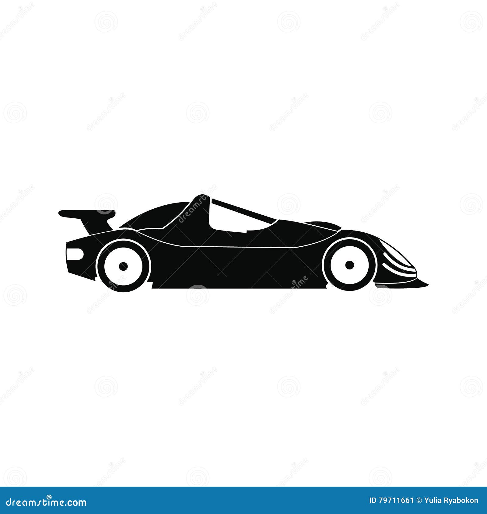 F1 Race Car Speeding In A Track With A City Background Royalty-Free ...