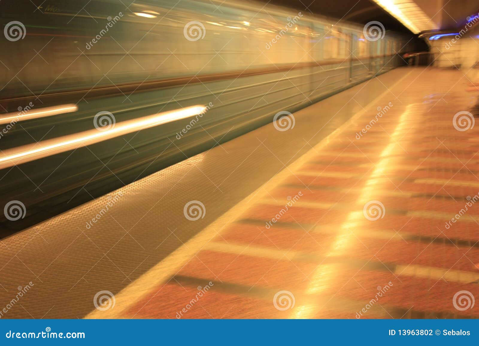 Speeding subway stock photo. Image of speeding, rail - 13963802