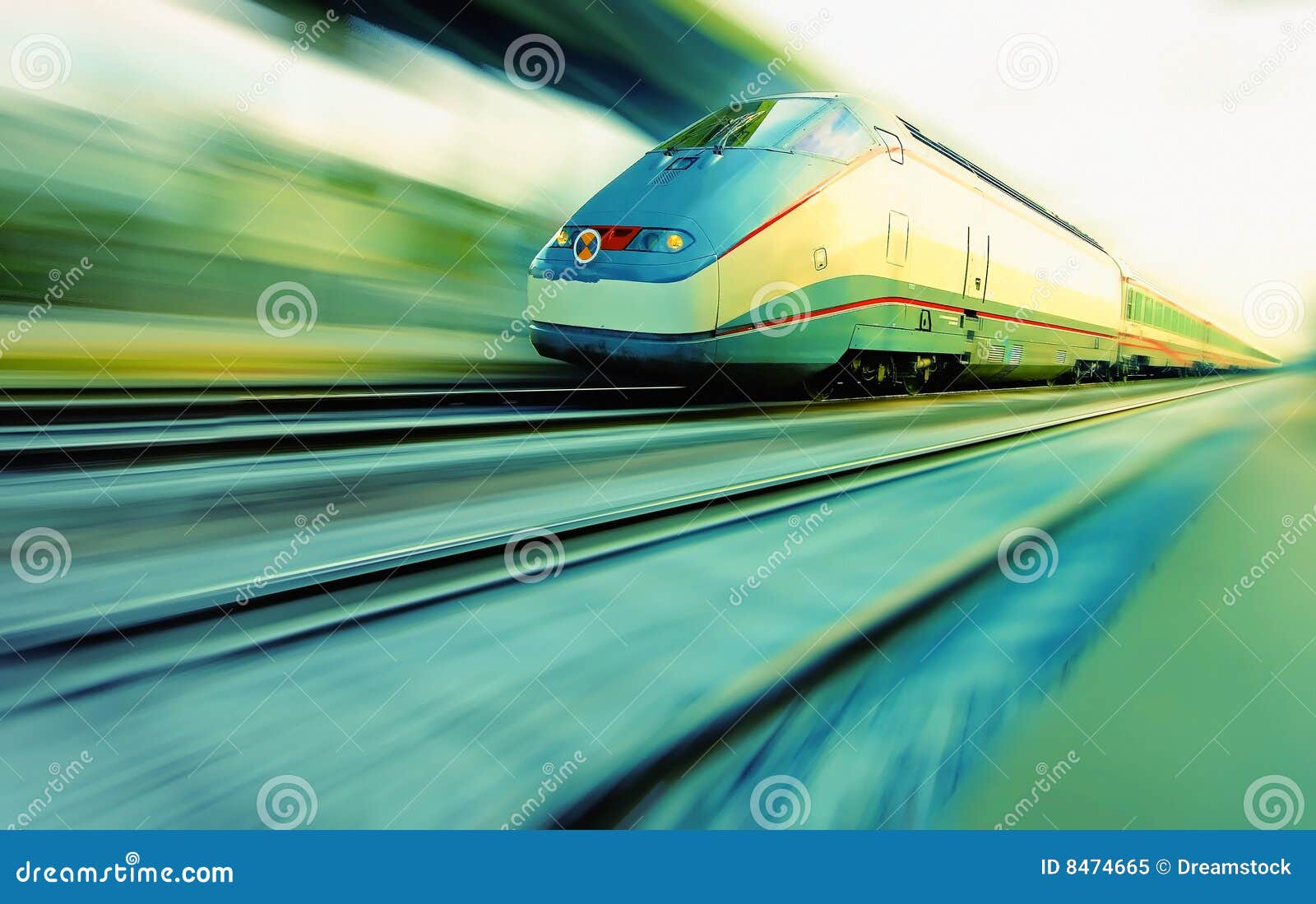 Speeding train stock image. Image of movement, depot, corporate - 8474665