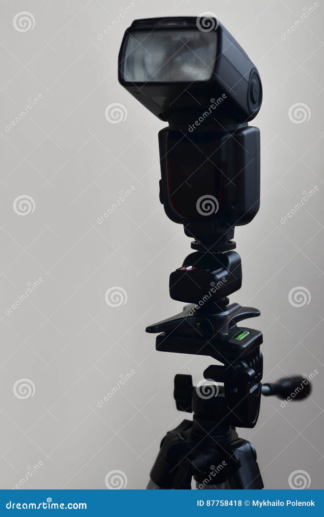 Speedlight Gun with Trigger Set Mounted on Tripod Stock Photo - Image ...