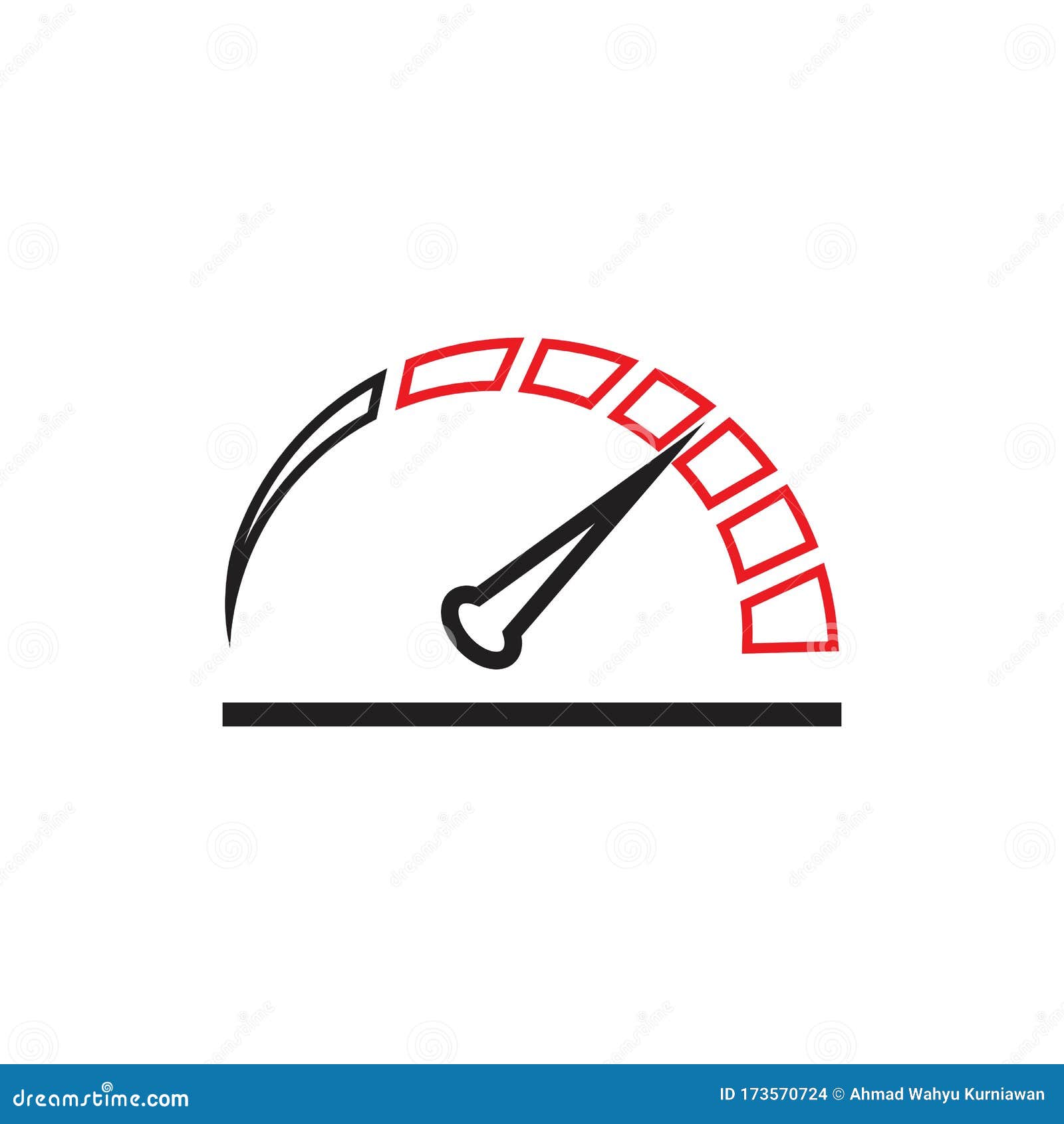 Speedo Meter Logo Cartoon Vector | CartoonDealer.com #173691355