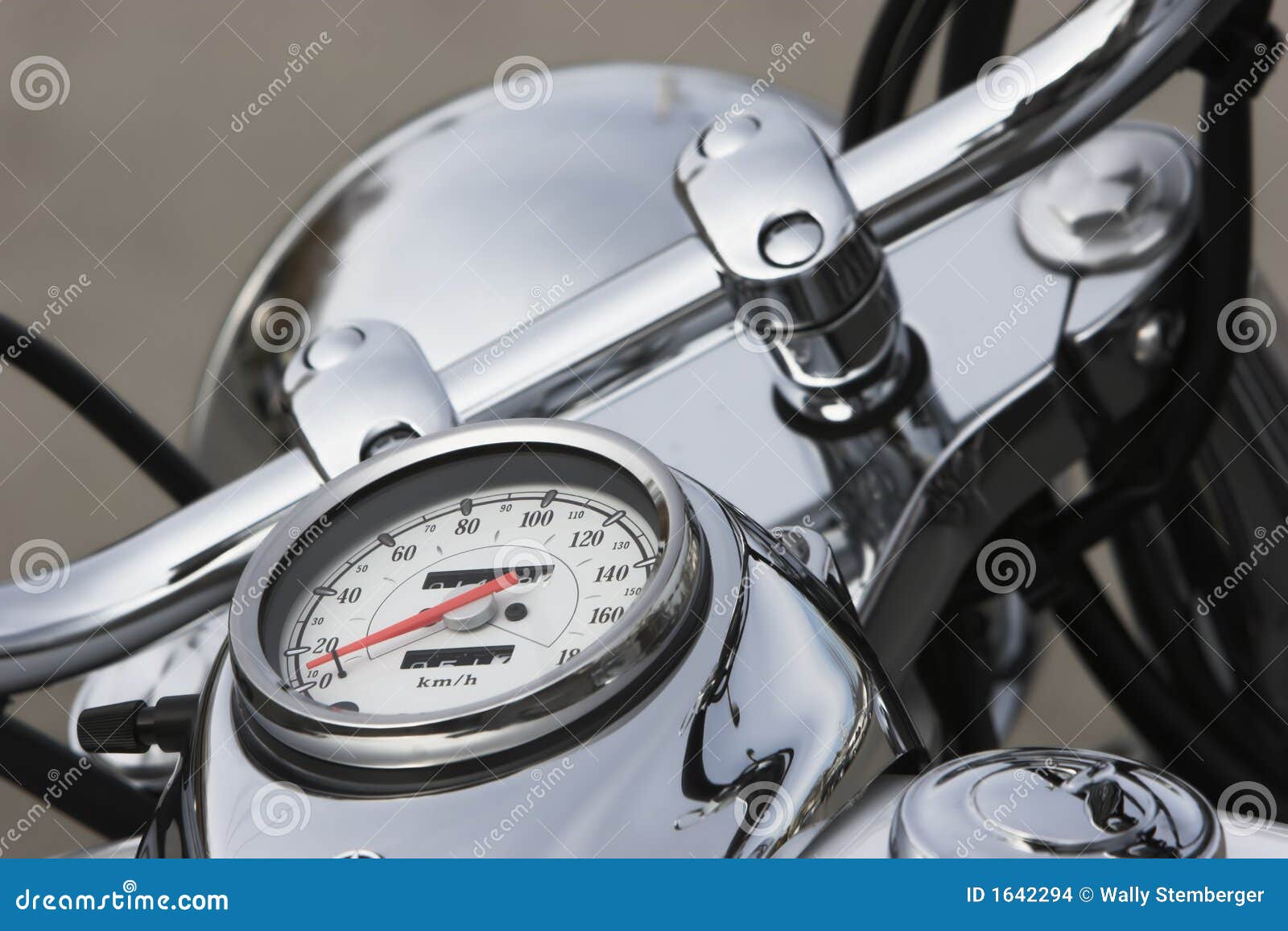 Speedo on motocycle stock photo. Image of black, ride - 1642294