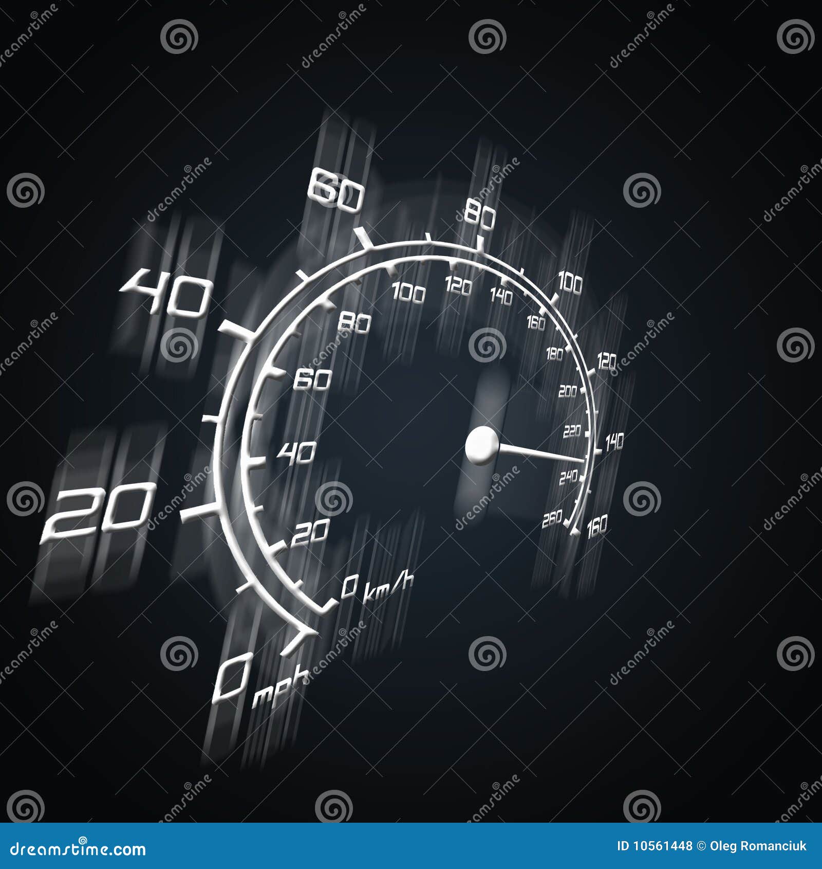 Speedometer stock illustration. Illustration of accelerate - 10561448