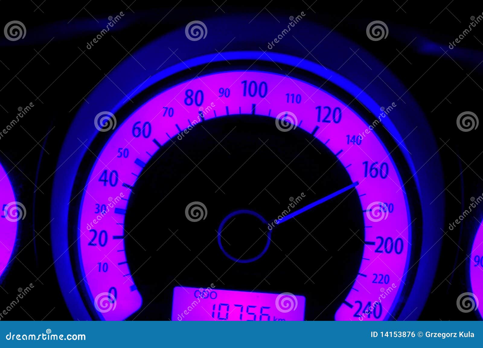 Speedometer stock photo. Image of power, temperature - 14153876