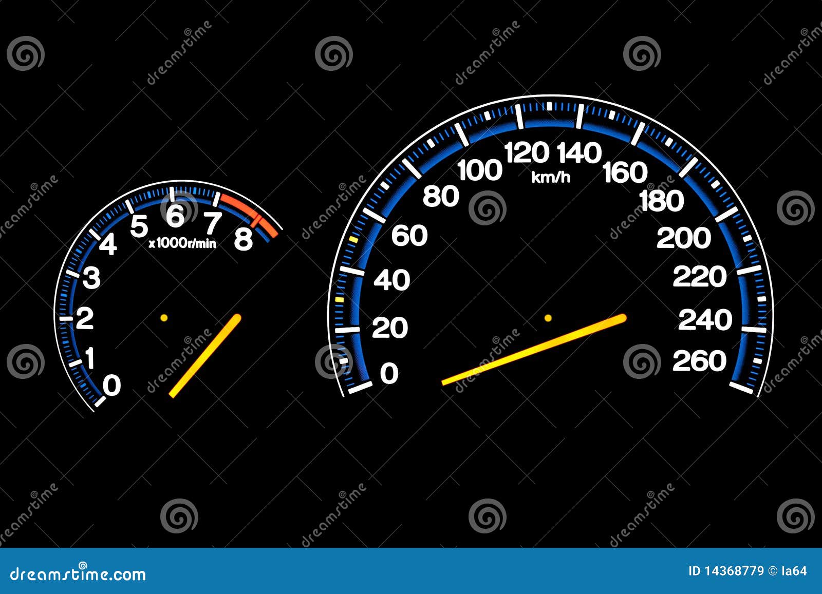 Speedometer stock image. Image of design, measurement - 14368779