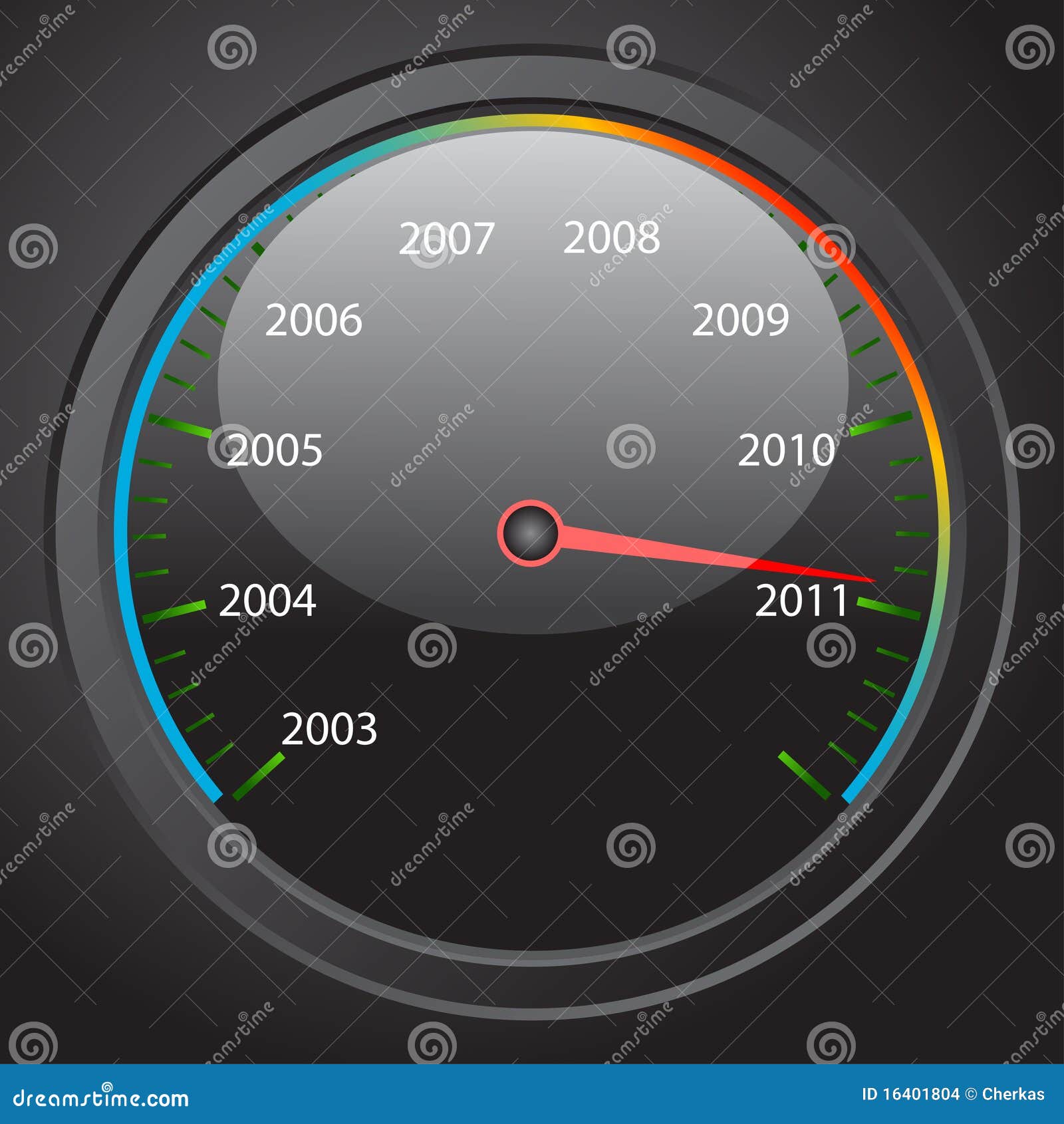 Speedometer stock vector. Illustration of happy, color - 16401804