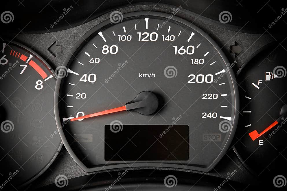 Speedometer stock image. Image of engine, levels, dash - 25650939