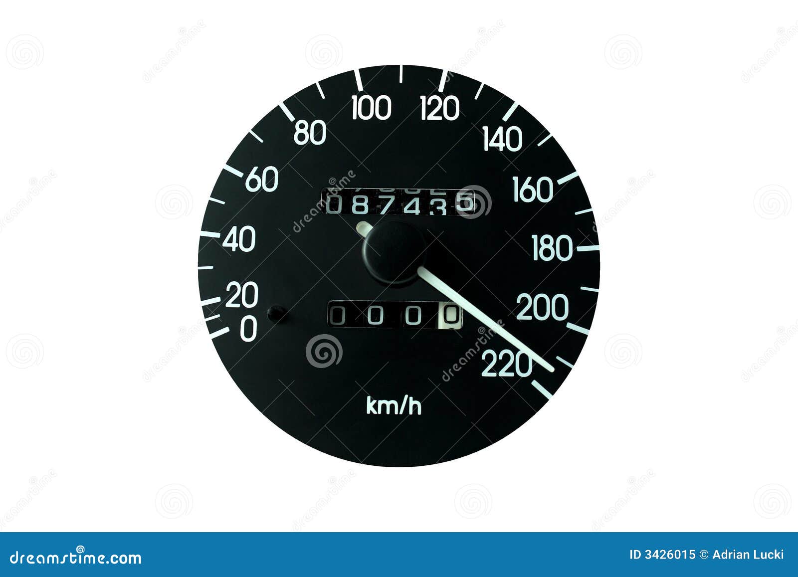 Speedometer stock image. Image of speedometer, street - 3426015