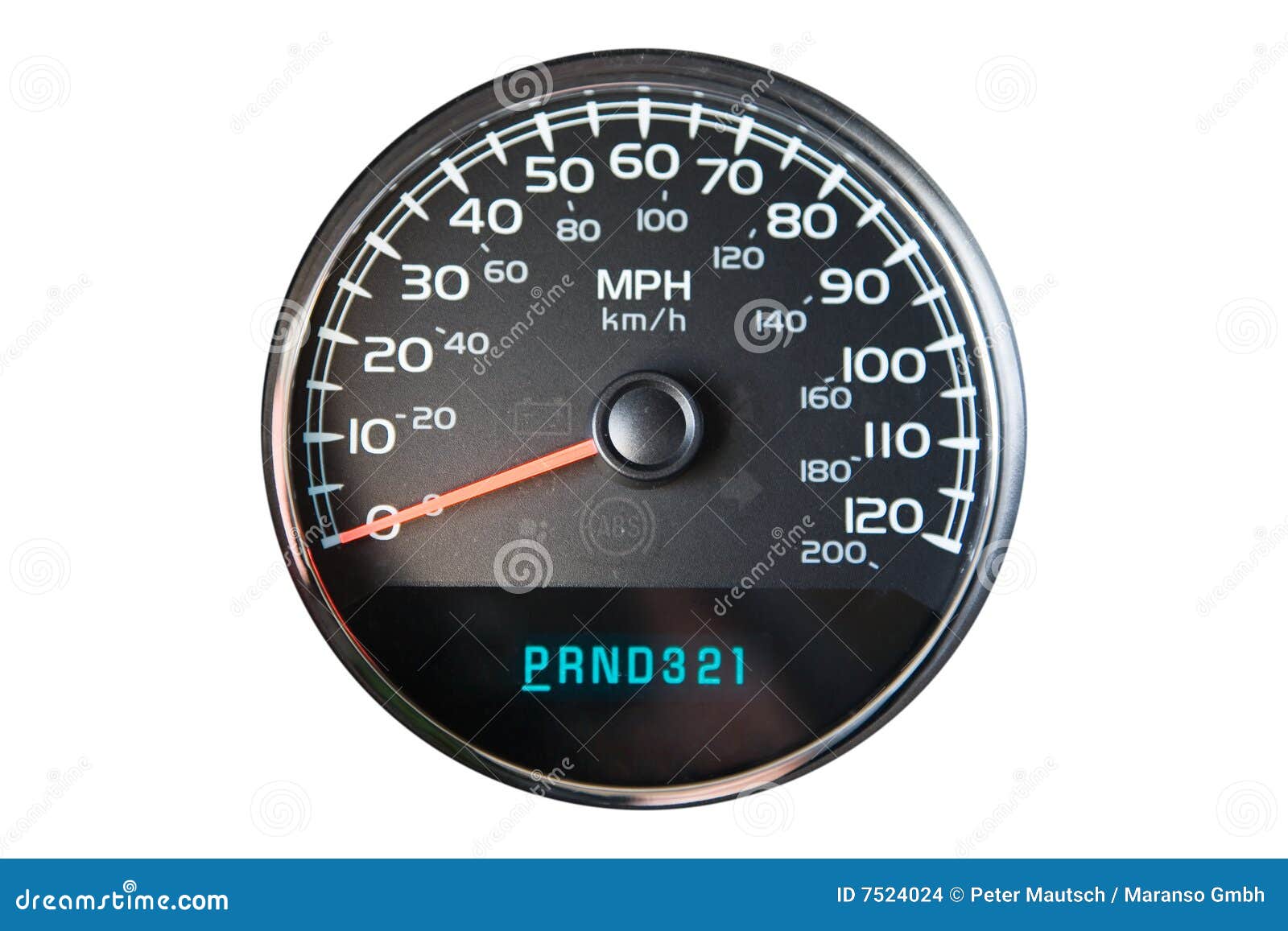 Speedometer stock photo. Image of indication, white, gauge - 7524024