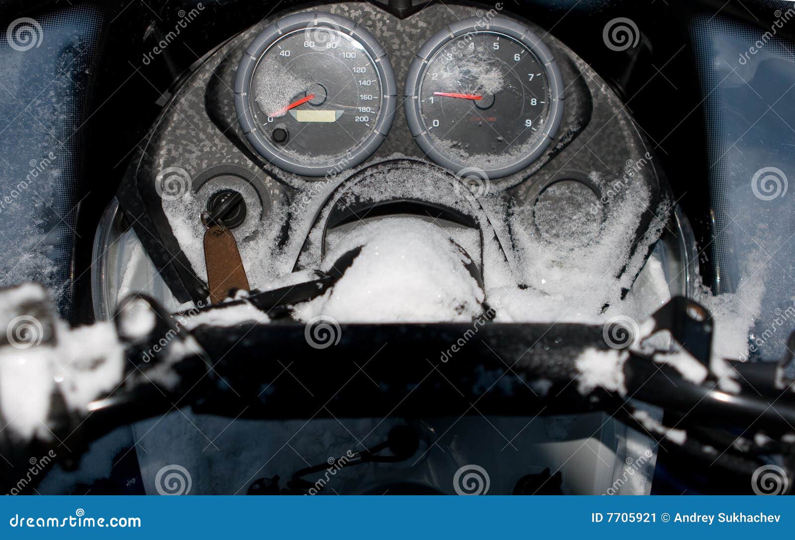 Speedometer stock image. Image of speed, speedometer, winter - 7705921