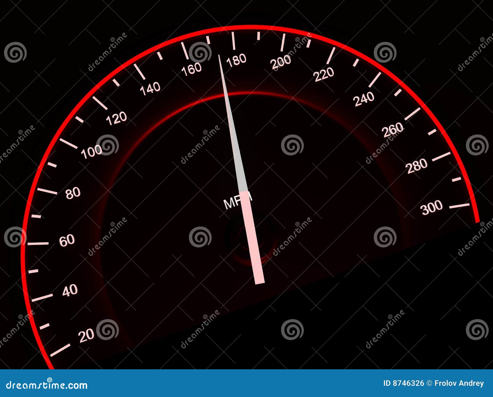 Speedometer. Picture Image: 8746326