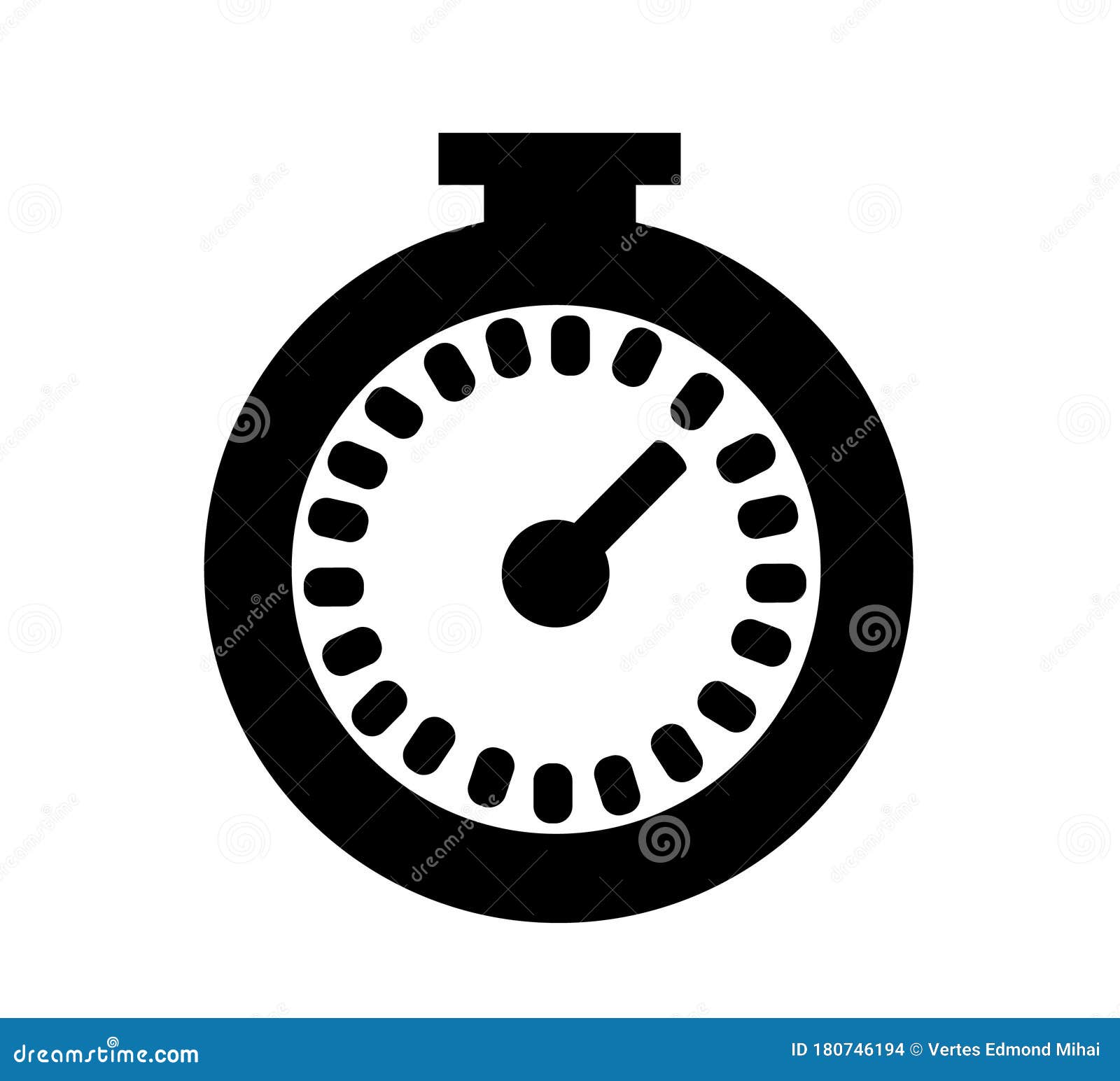 Speedometer. Abstract Symbol of Speed Stock Vector - Illustration of ...