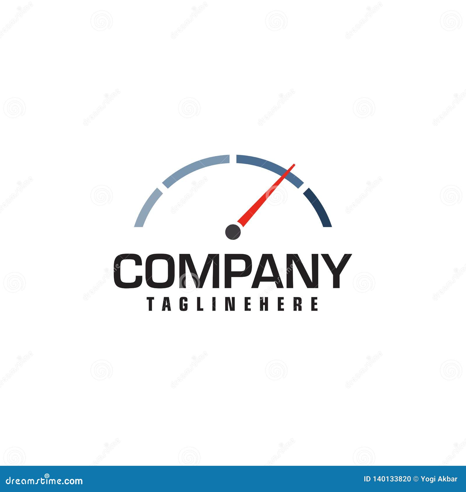 Speedometer. Abstract Symbol of Speed Logo Stock Vector - Illustration ...