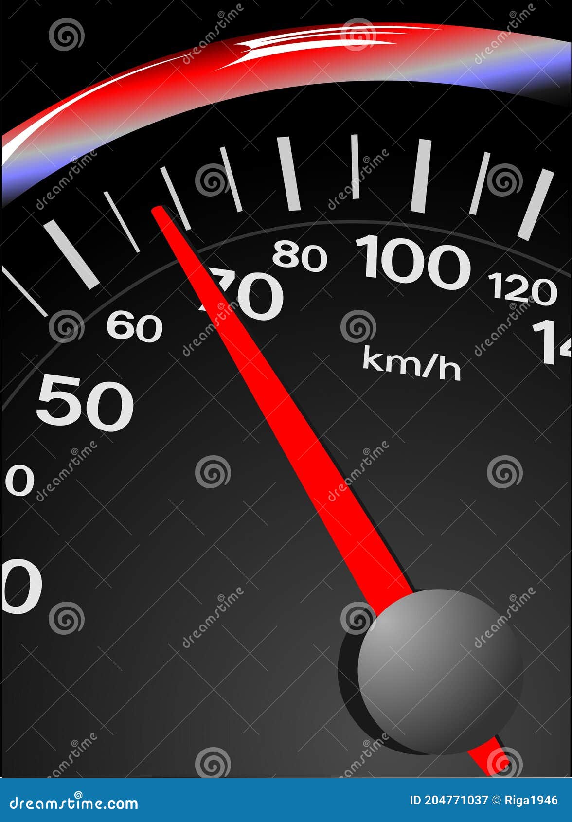 Speedometer. Accelerating Dashboard. Stock Vector - Illustration of sports, fast: 204771037