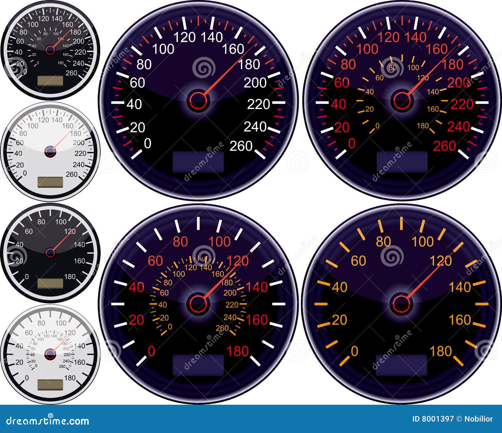 European Speedometer Stock Illustrations – 12 European Speedometer ...