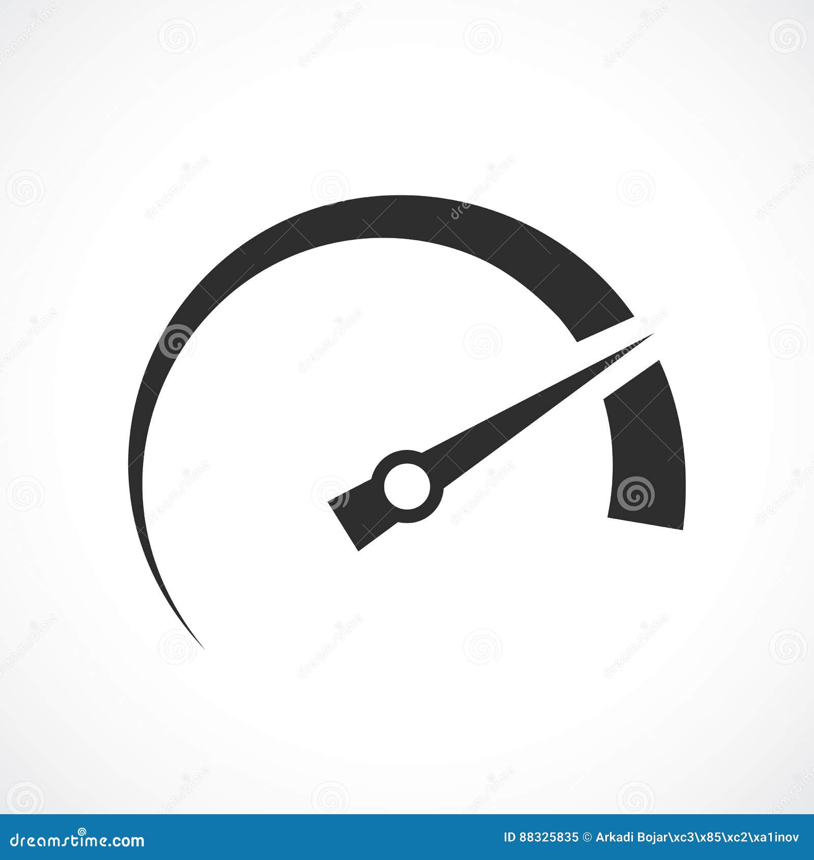 Speedometer Arrow Vector Icon Stock Illustrations – 7,711 Speedometer ...