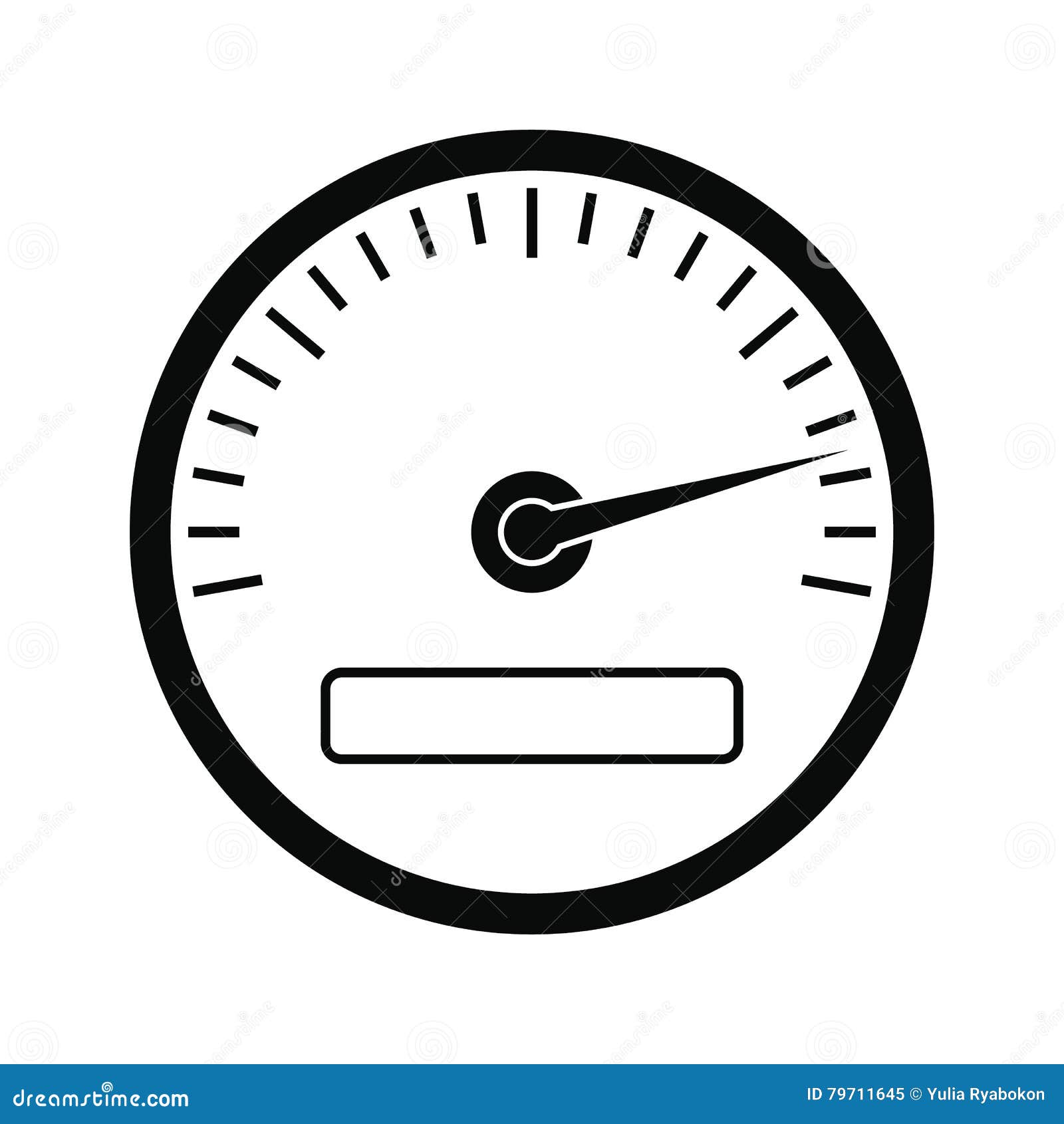 Simple Speedometer Icon