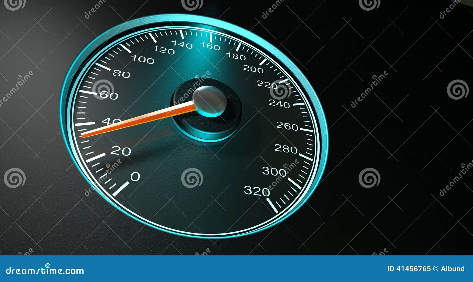 Speedometer Blue Fast Speed Stock Illustration - Illustration of ...
